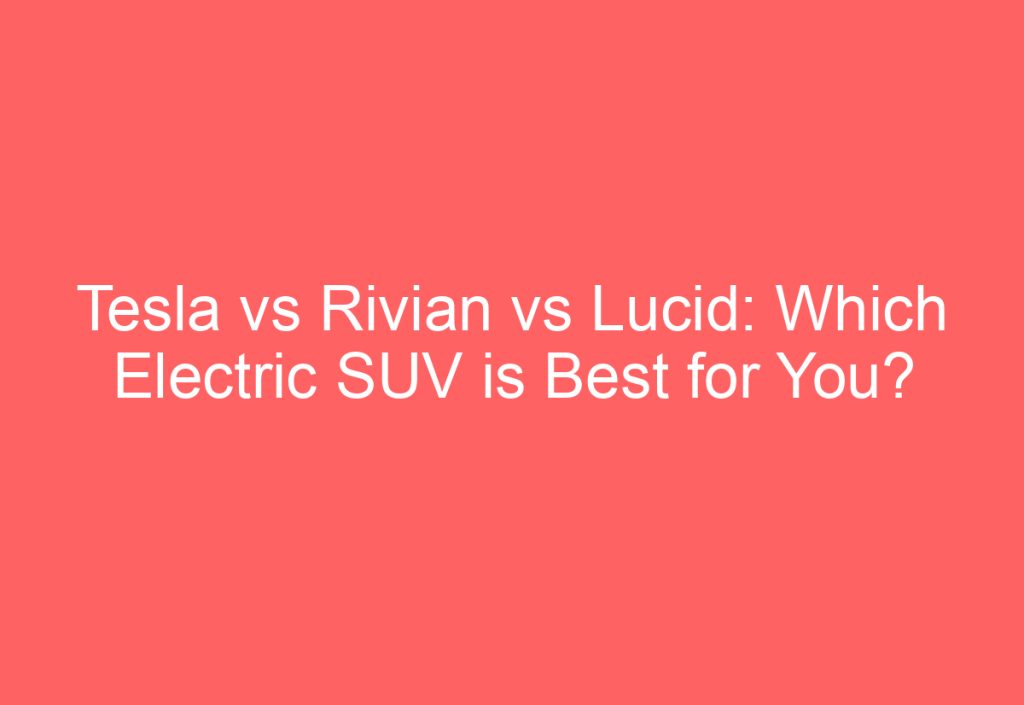 Tesla vs Lamborghini: Which Is Better for You? - AutomotiveGlory