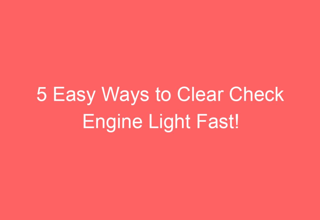 Your Engine Code PO171: What It Means & How to Fix It - AutomotiveGlory