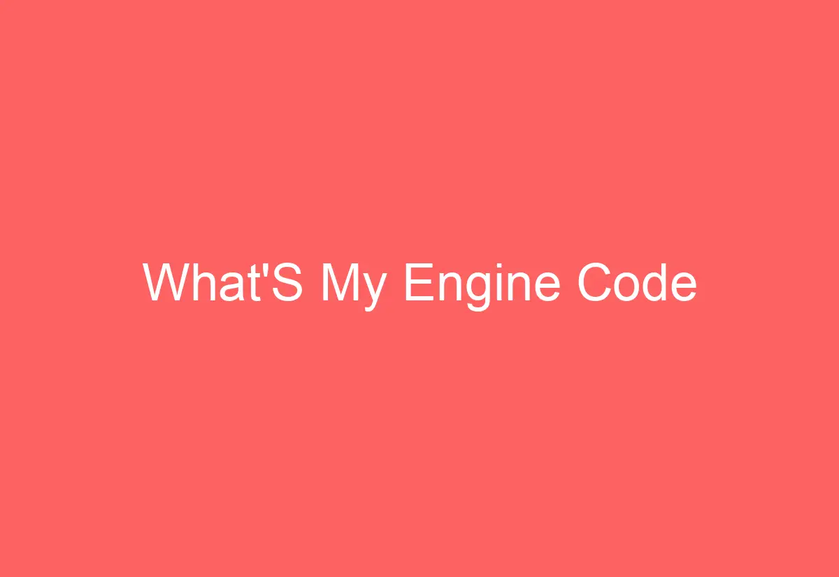 Unlock the Secret to Fixing the 7E8 Engine Code! - AutomotiveGlory